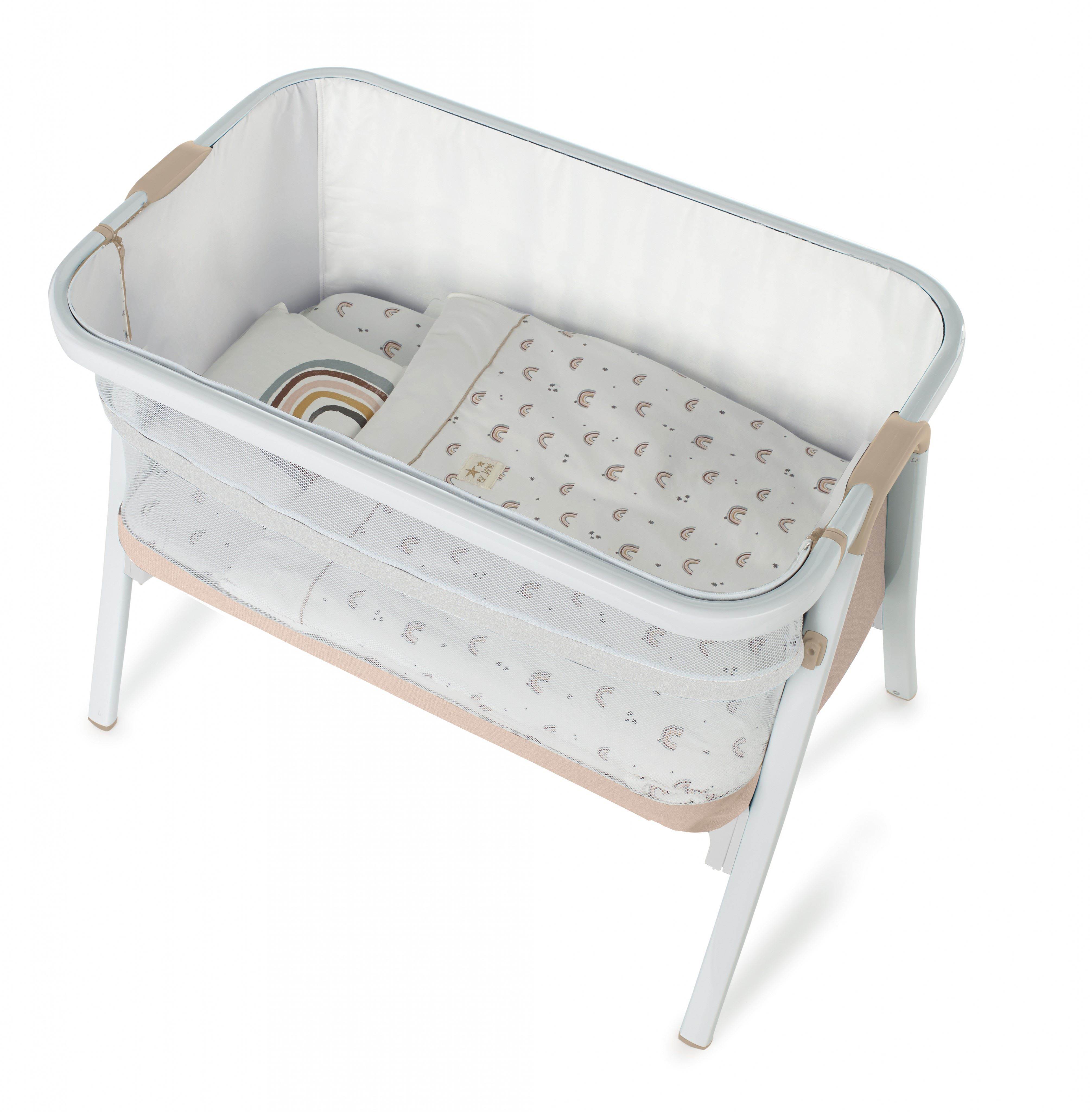 Minicuna NOON, colecho, plegable. Duerme junto a ti y puedes cogerlo ...